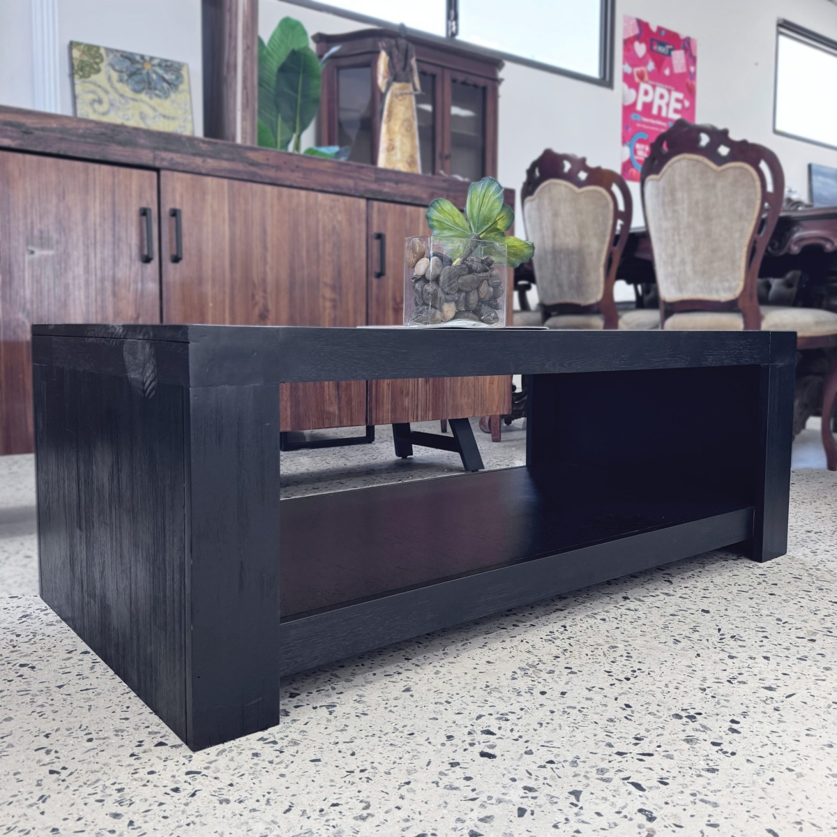 Cartier Black Coffee Table - Ex-Display Sale - Jack's Furniture