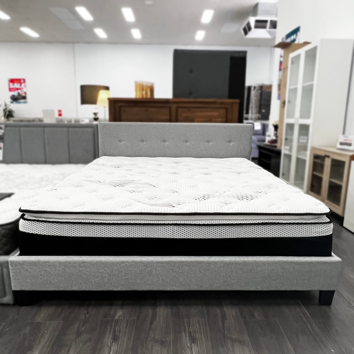 Prado Light Grey Fabric - Ex-Display Sale in Melville - Jack's Furniture