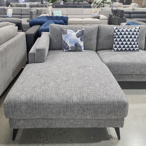 Alex Slim Modern Casual L Sofa Light Grey - Left Chaise only - Jack's ...