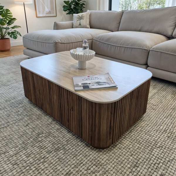 Modena Modern Wood Look Living Set– Coffee Table, Hall Table & TV Unit ...