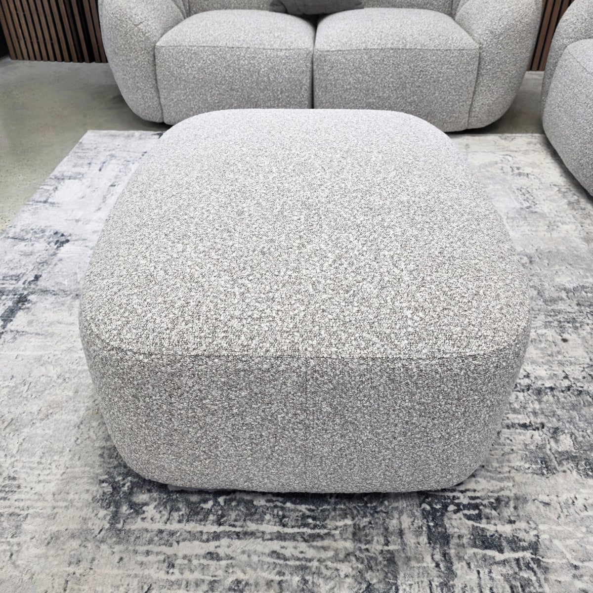 SHELLA Cloud-Like Comfort with Modern Curves Ottoman - Jack's Furniture